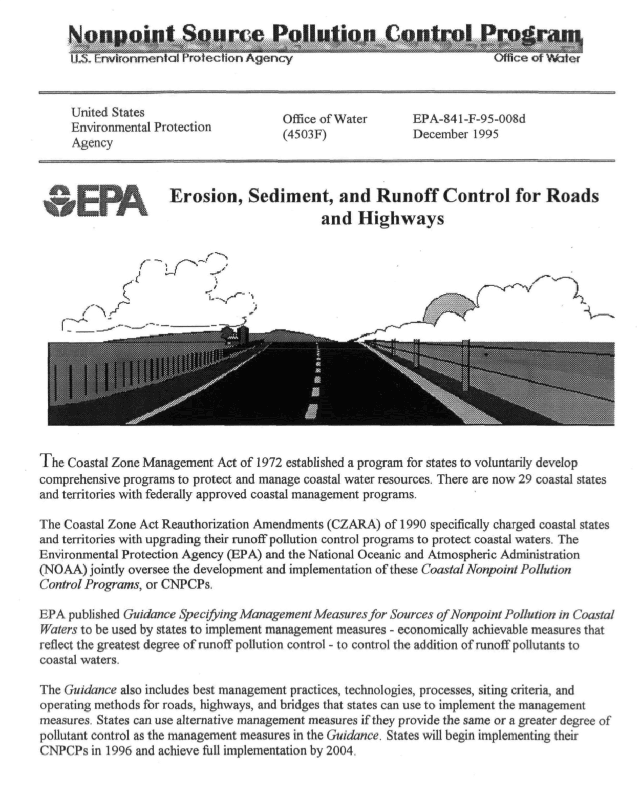 Erosion, Sediment, and Runoff Control for Roads and Highways [PUB ...